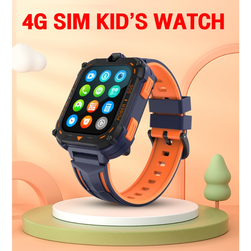 4G NANO SIM KID SMART WATCH GPS Location | Shopee Singapore