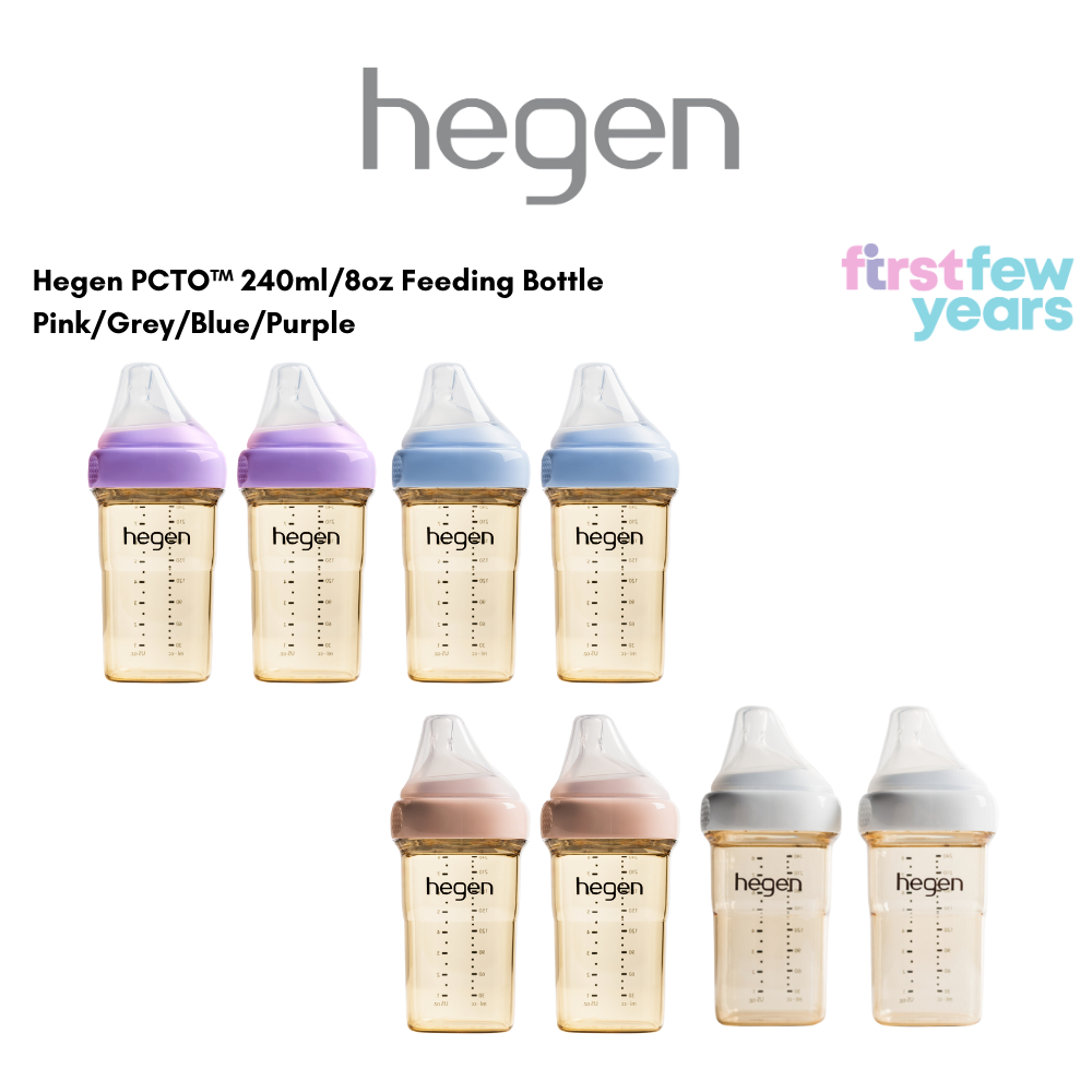 Hegen PCTO™ 240ml/8oz Feeding Bottle PPSU (2-pack) (4 Colors0 | Shopee Singapore