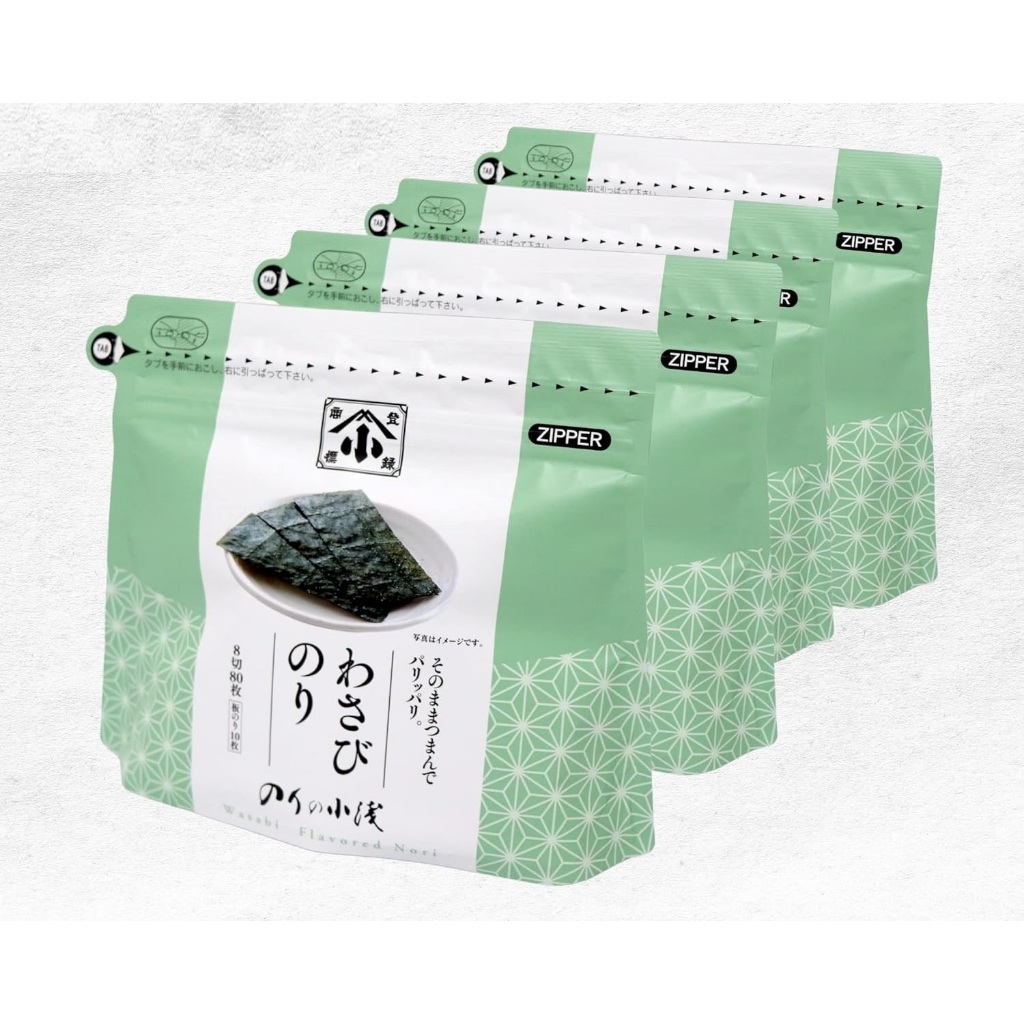 [Direct from Japan] Japanese Nori / Seaweed Snack, Wasabi or Butter ...