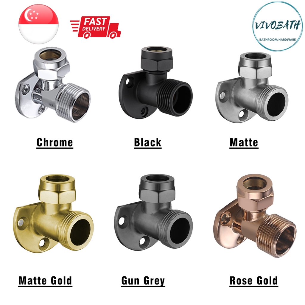 【SG Stock】Multi-Colours Bath mixer/ Shower mixer L Shape (EXPOSED) Wall ...