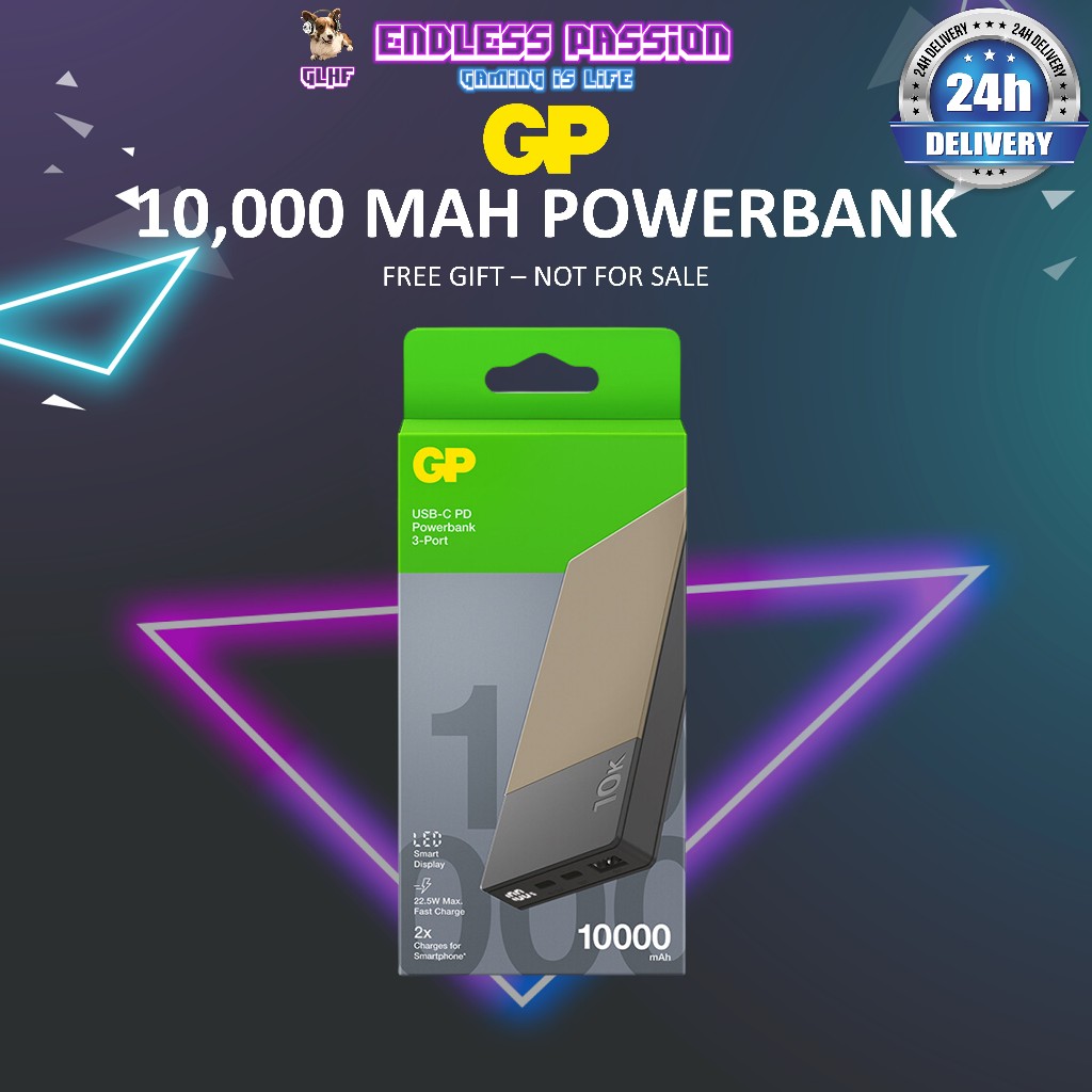 GP M2+ Powerbank - 3 Port - 10,000 mAh USB-C | Shopee Singapore