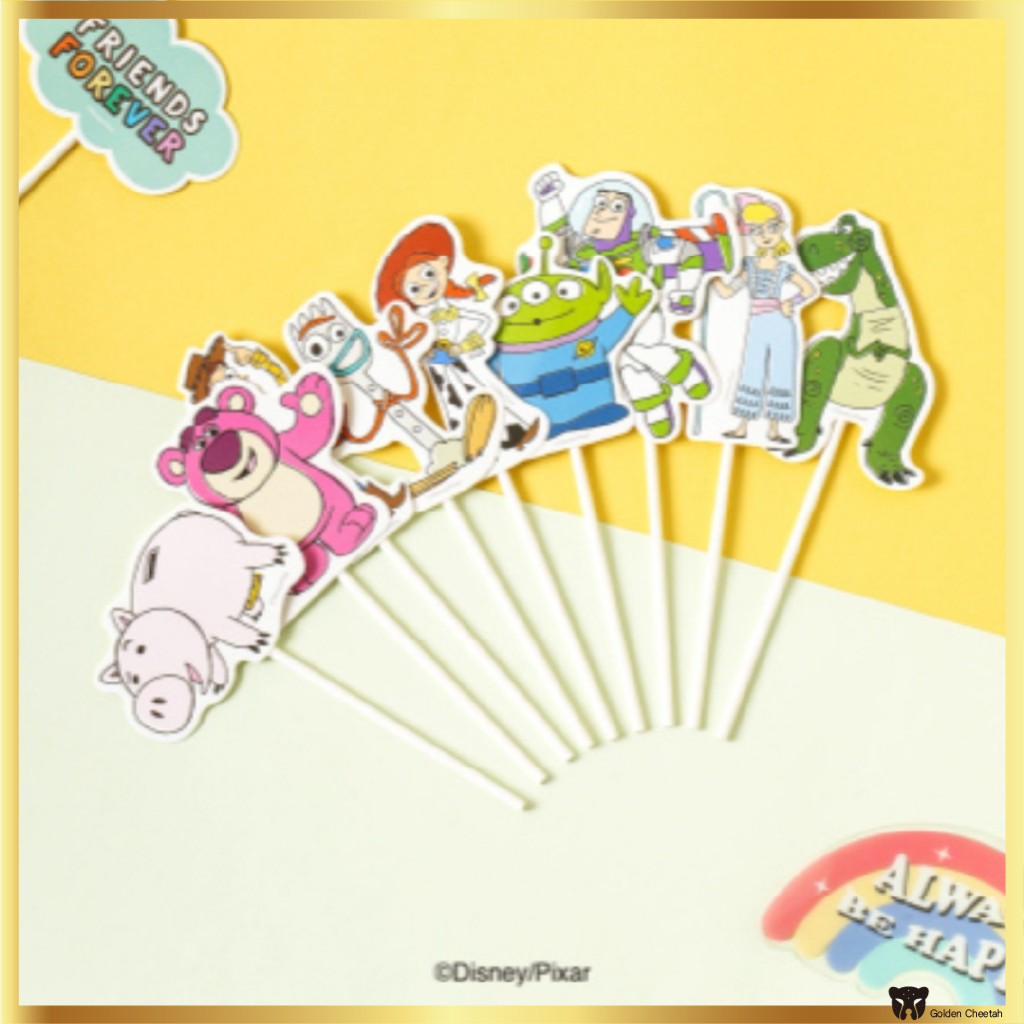 Disney Pixar Toy Story Character Cake Topper 10pcs Set | Shopee Singapore