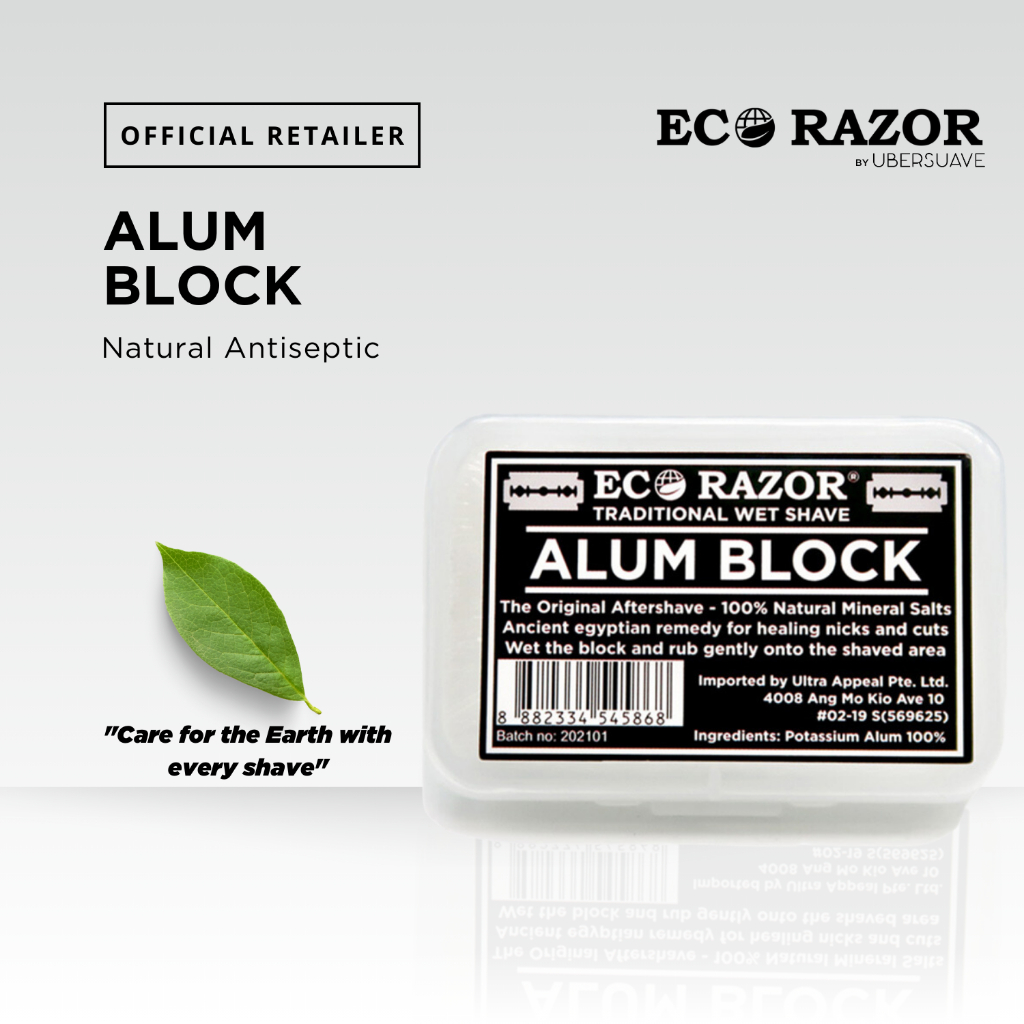 Eco Razor Alum Block By Ubersuave | Shopee Singapore