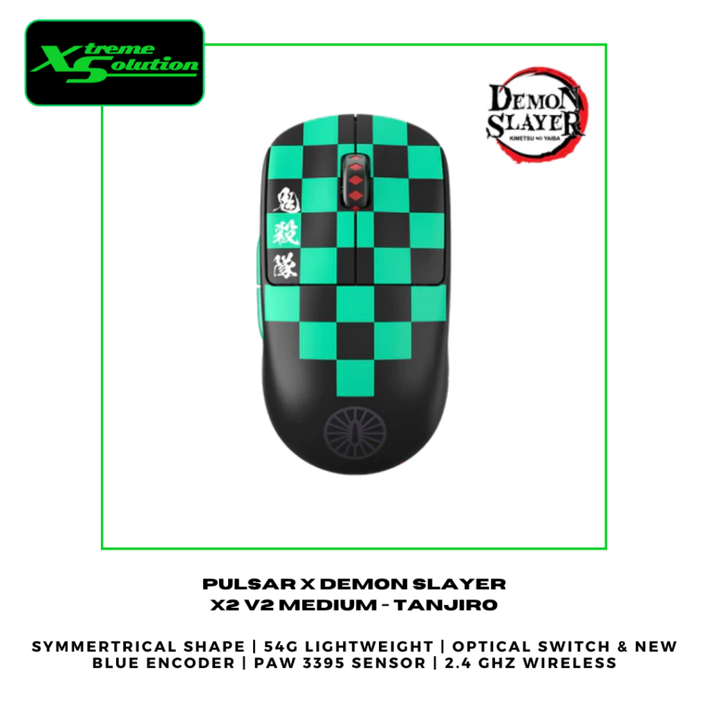 Pulsar x Demon Slayer X2 V2 Medium / X2 V2 Mini - Lightweight Wireless ...