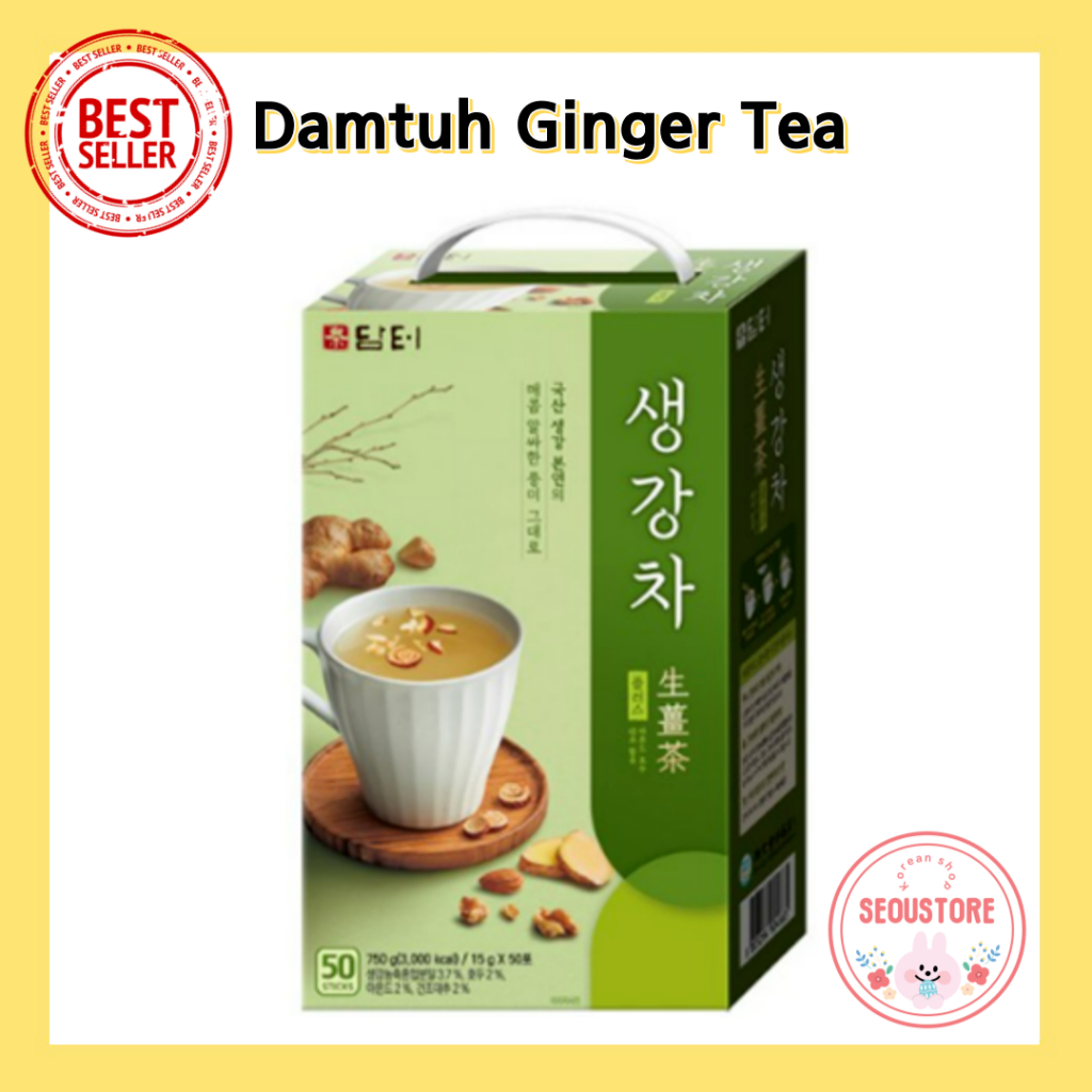 [Damtuh] Ginger Tea Plus 15g 50sticks | Shopee Singapore