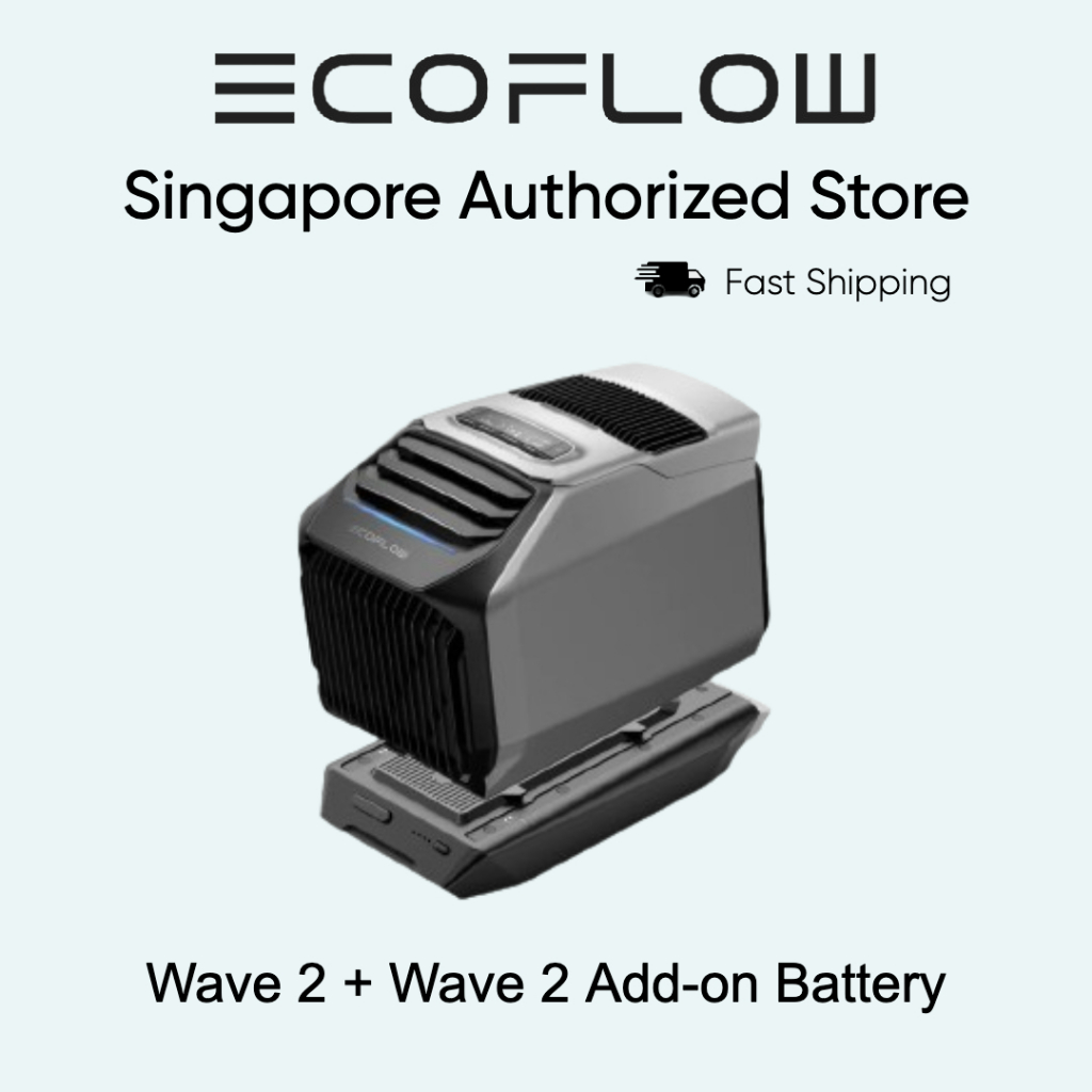 Ecoflow - Wave 2 Portable Air Conditioner / Heater (Combo) | Shopee ...