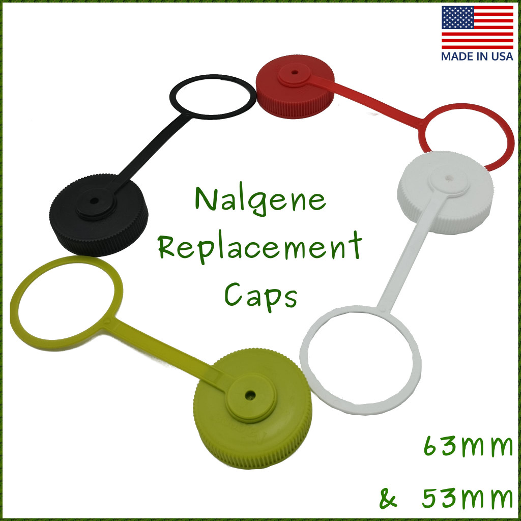 Nalgene Wide Mouth Replacement Caps for 1l or 1.5l (63mm); 500ml (53mm ...