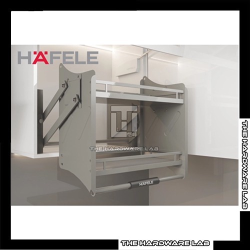 {The Hardware Lab} Hafele Kosmo Storage System ORIA Wall Cabinet Easy To Lift & Pull Down ...