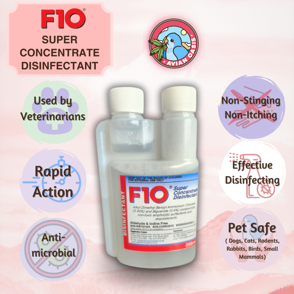 [SG] F10 SC Ready To Use Disinfectant Spray 1:100 500ml Veterinary ...