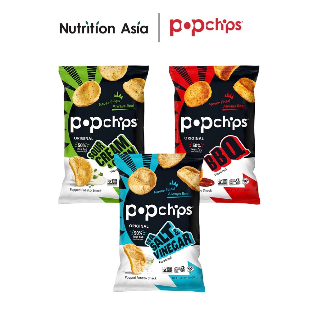 Popchips Popped Potato Chips 142g (5oz) (SOUR CREAM EXP DATE: 21 NOV ...