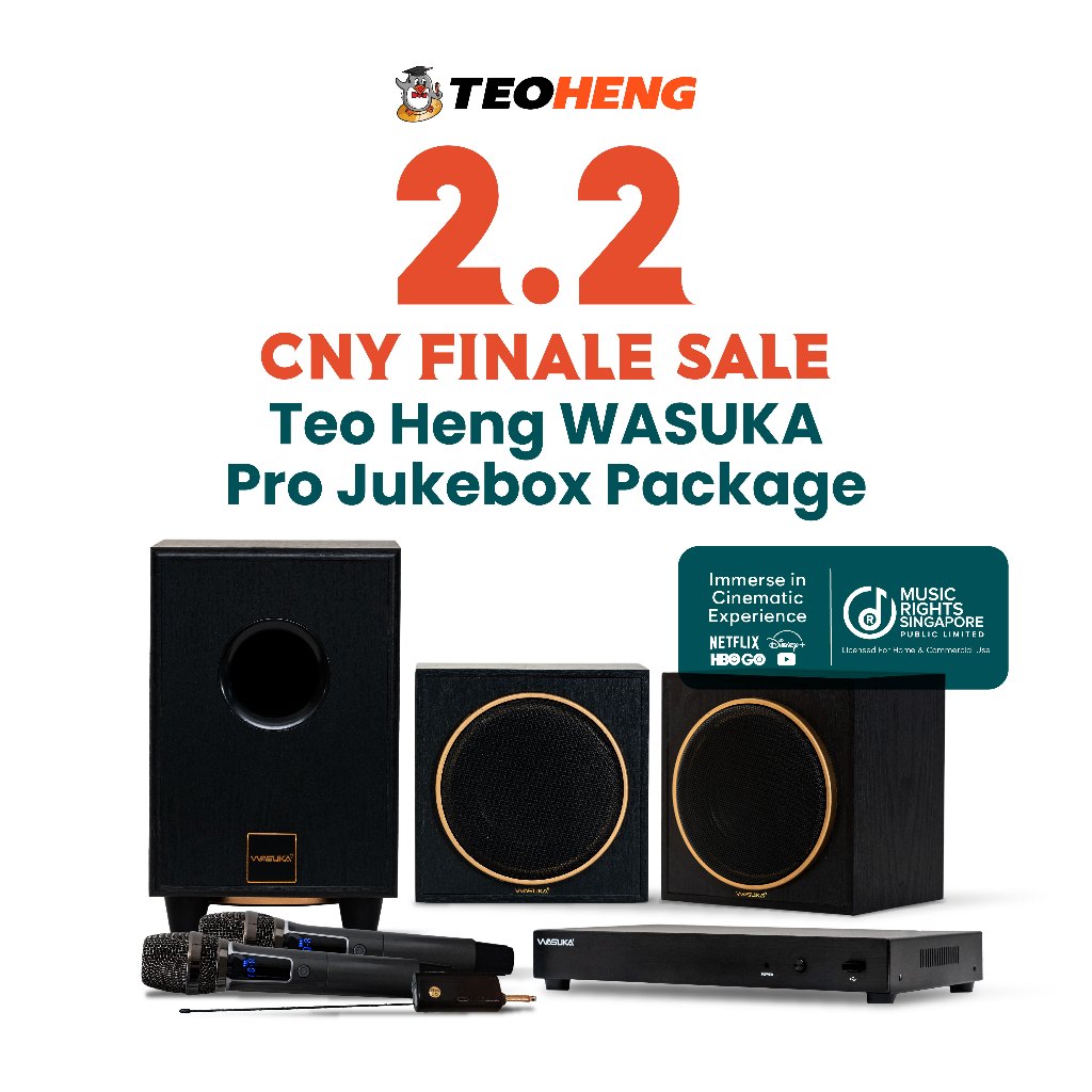 [SG] Teo Heng WASUKA Pro Jukebox Home Karaoke Package | Shopee Singapore