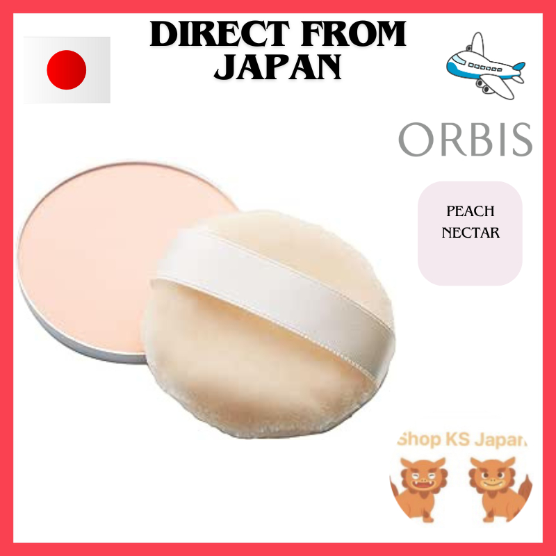 [Direct From Japan]ORBIS Sunscreen® Powder Refill (with puff) Peach ...
