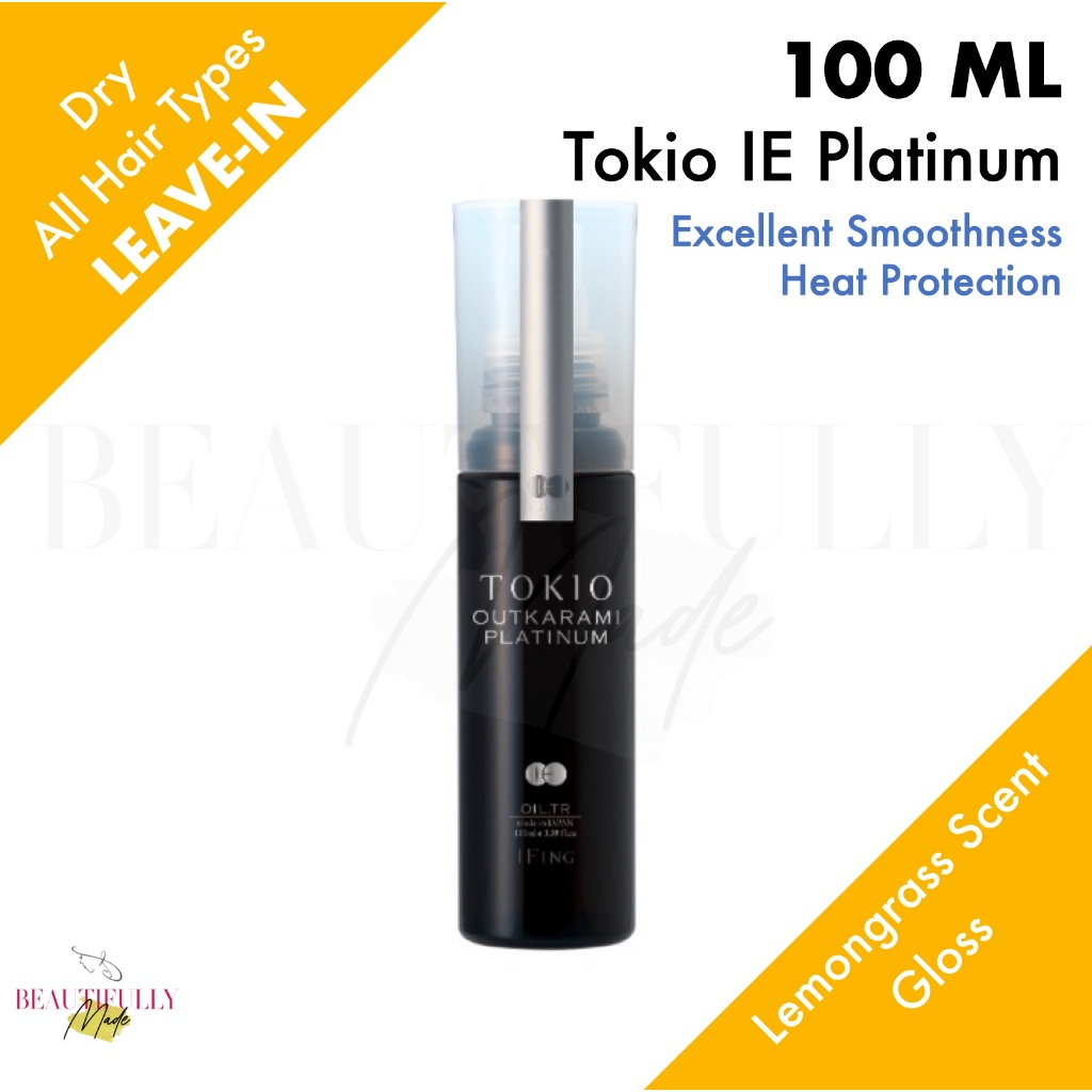 [New] Tokio IE Outkarami Platinum Oil Treatment 100ml - Nourish Hair With Moisture • Protection ...
