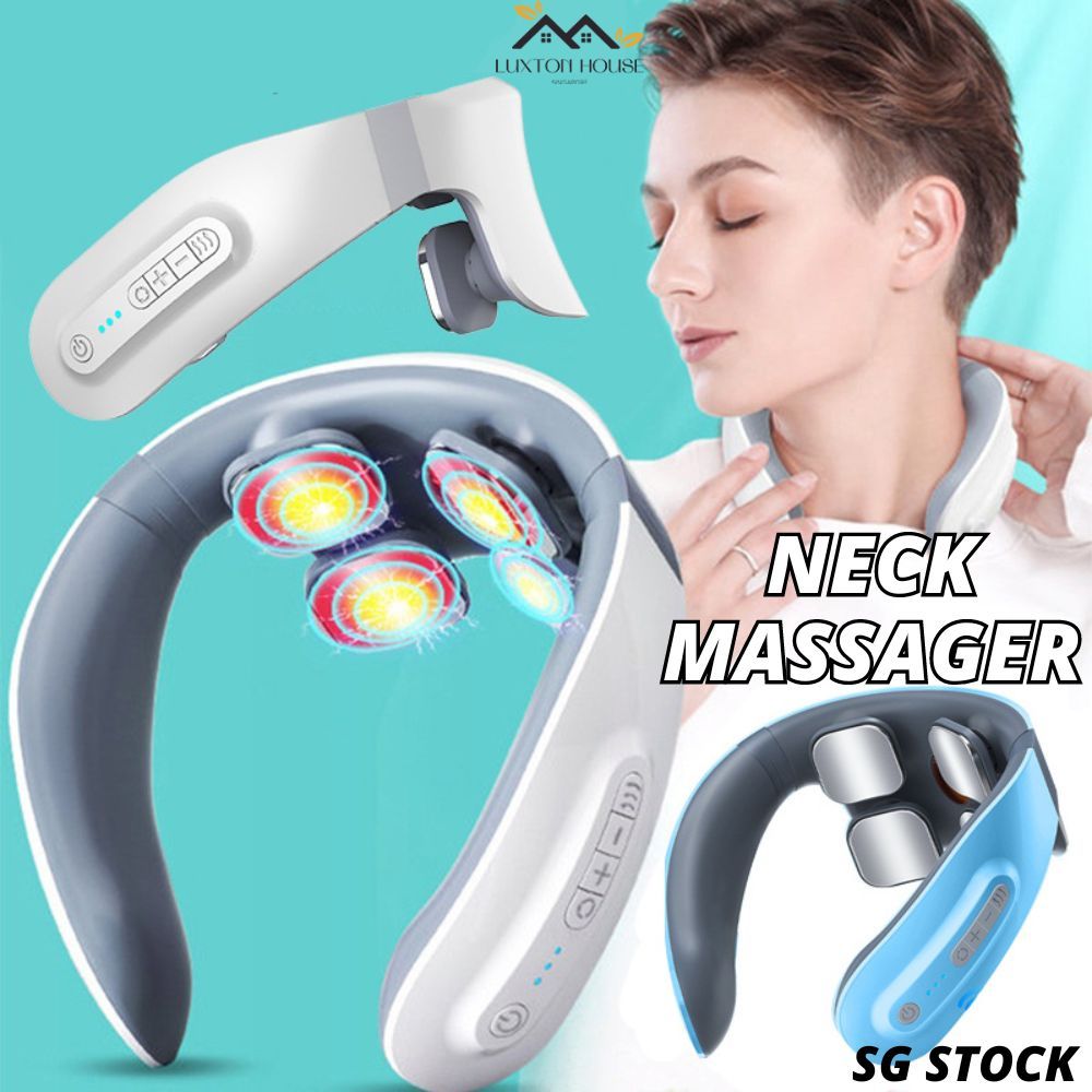 {SG} 3D Smart Neck Massager Wireless Cervical Spine Massage Shoulder ...