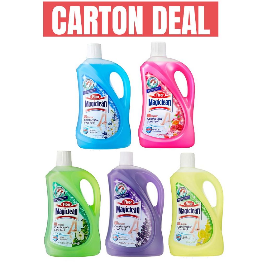 (Carton Deal) Magiclean Floor Cleaner 2L 6 Bottles | Shopee Singapore
