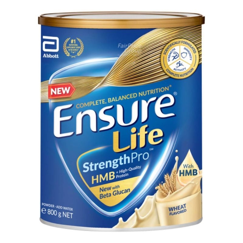 Abbott Ensure Life Wheat Strengthpro Flavour 800g (2 tin) | Shopee ...
