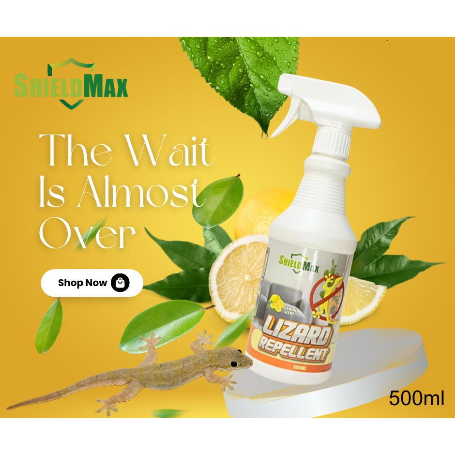 New Arrival! Shield Max Lizard Insect Repellent Spray (Lemon Scent ...