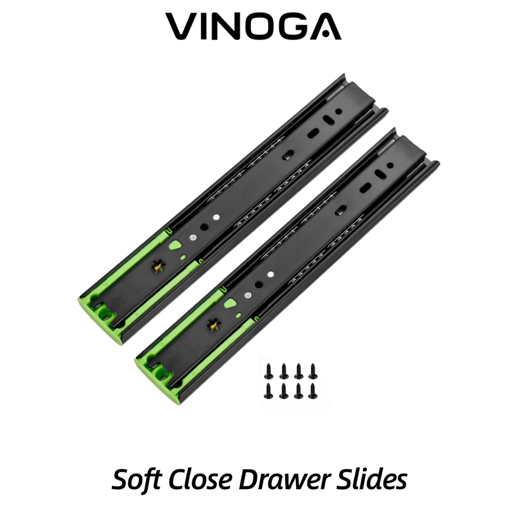 Soft Closing Drawer Slide Drawer Rail Heavy Duty Ball Bearing Full ...