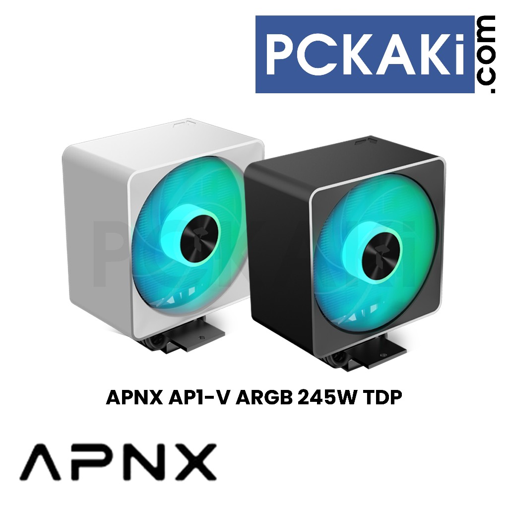 APNX AP1-V ARGB 5-PIPE CPU COOLER 245W TDP HYDRO BEARING ENHANCED ...