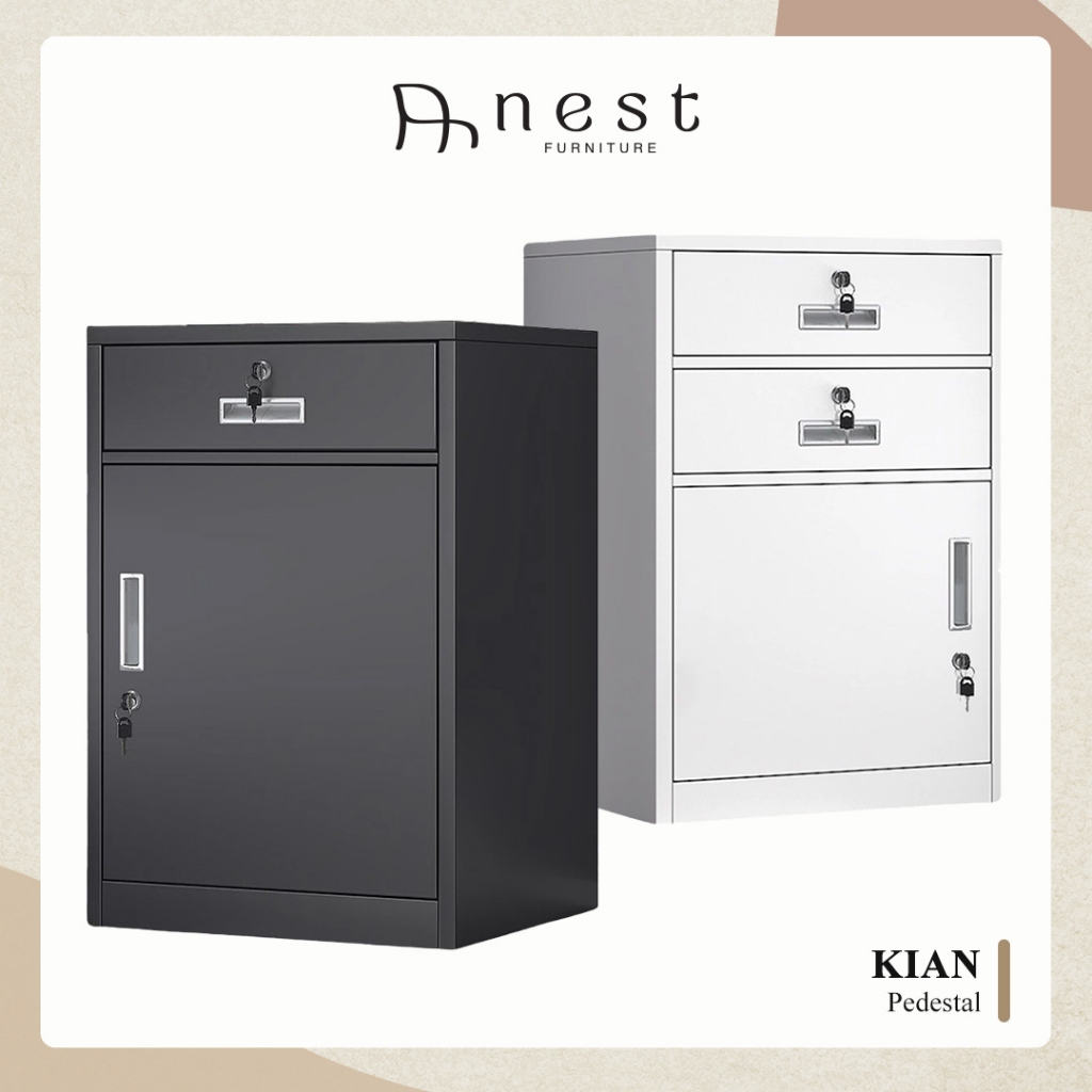 (NEST) KIAN Pedestal (Pre-Assembled) - Office / Drawer / Funiture ...