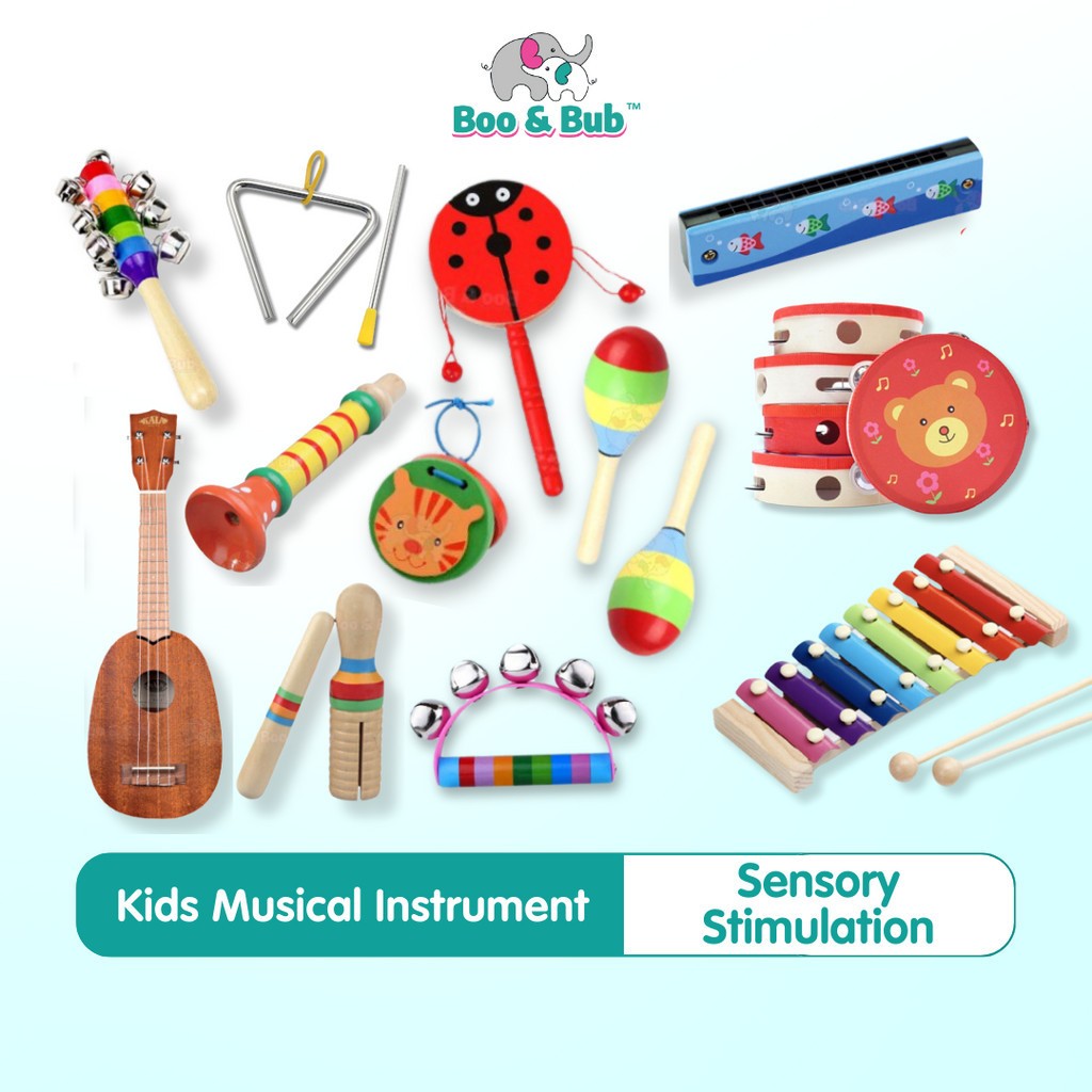 Baby Kids Wooden Musical instrument Educational Montessori Early ...