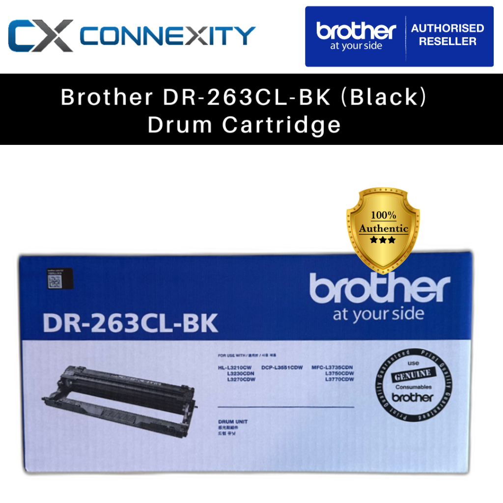 Brother DR-263CL-BK Drum Unit (Black drum) DR263CL-BK Brother Drum Unit ...