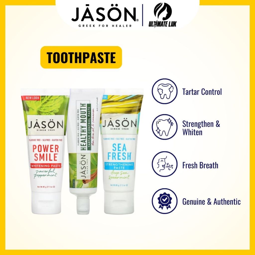 Jason Natural, Healthy Mouth 4.2 oz /Jason Natural, Sea Fresh ...