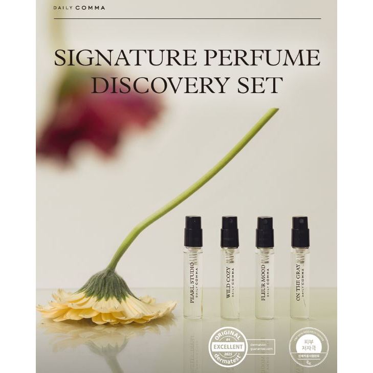 [DAILY COMMA] ️Signiture Perfume Discovery Set ️ 3.3ml*3bottles, 4 ...