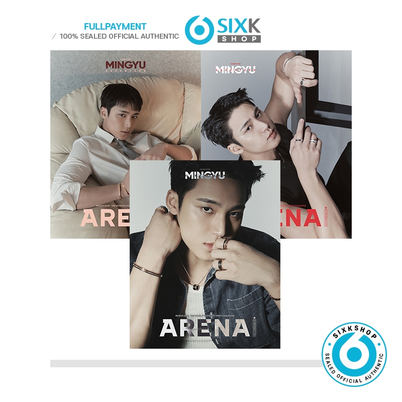 ARENA Magazine - SEVENTEEN MINGYU Cover (MAR issue 2024) | Shopee Singapore