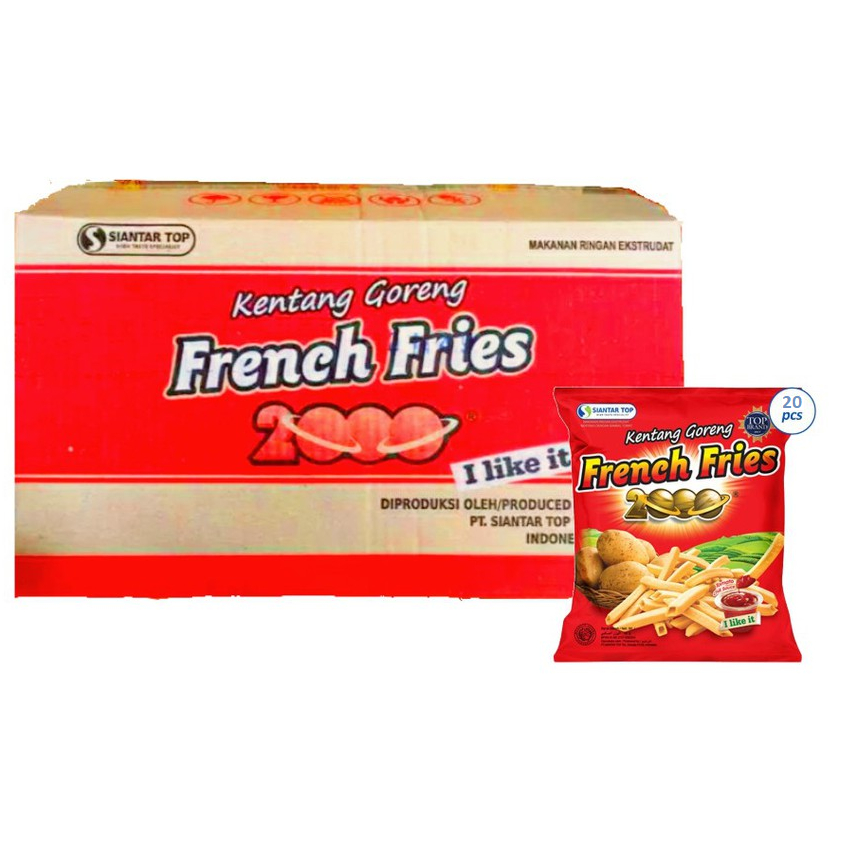 WHOLESALE French Fries 2000 62gr | Kentang Goreng (1 Carton 20 Pcs ...