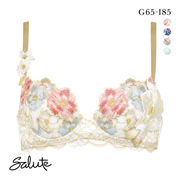 Wacoal Salute series 03G BTJ403 P-UP push-up bra (Sizes G-I ...