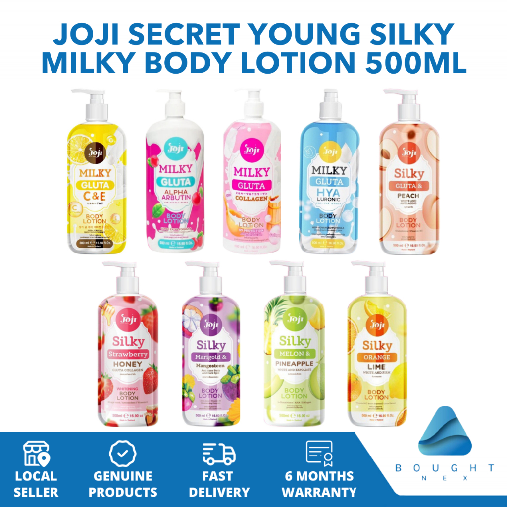 Joji Secret Young Silky Milky Body Lotion 500ml White Exfoliate Firm ...