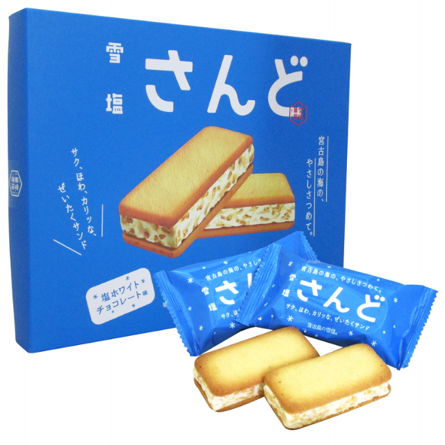 Direct From Japan｜Okinawa Snacks Miyako Sweets Yukishio Sando Snow Salt ...