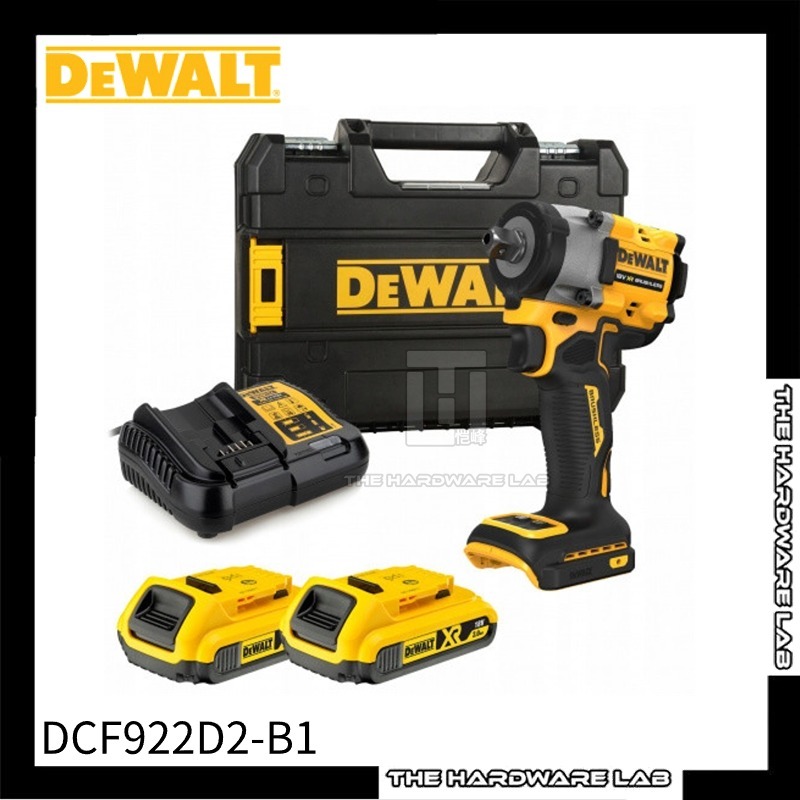 {The Hardware Lab}Dewalt DCF922D2-B1 Brushless Cordless Impact Wrench W ...