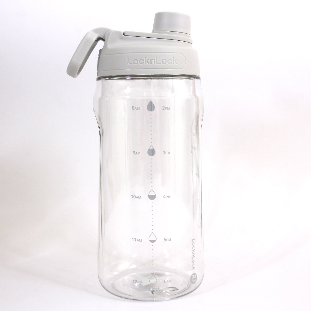 LocknLock Active Big Shake it Bottle PET 1.5l Black, Light Grey ...
