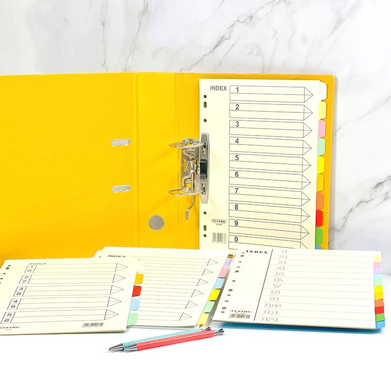 CENTRE A4 Paper Index Divider | A5 Paper Divider | White Index Divider ...
