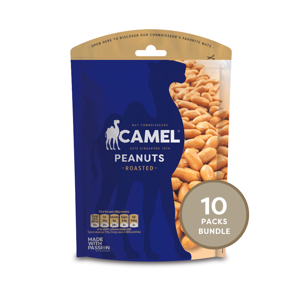 Camel Roasted Peanuts 135g (Bundle of 10) | Shopee Singapore