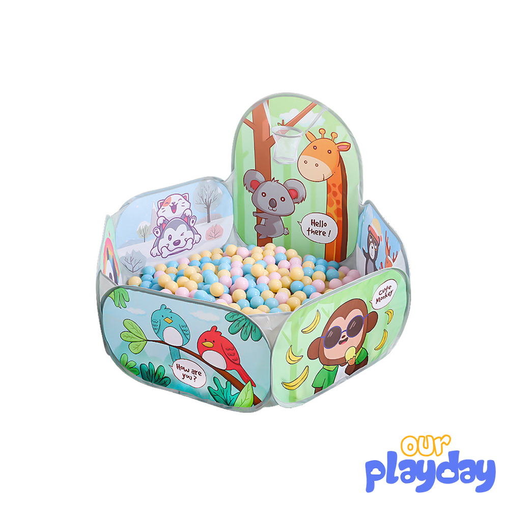 Basketball Ball Pit Set | Pastel Balls | Colourful Balls | Shopee Singapore