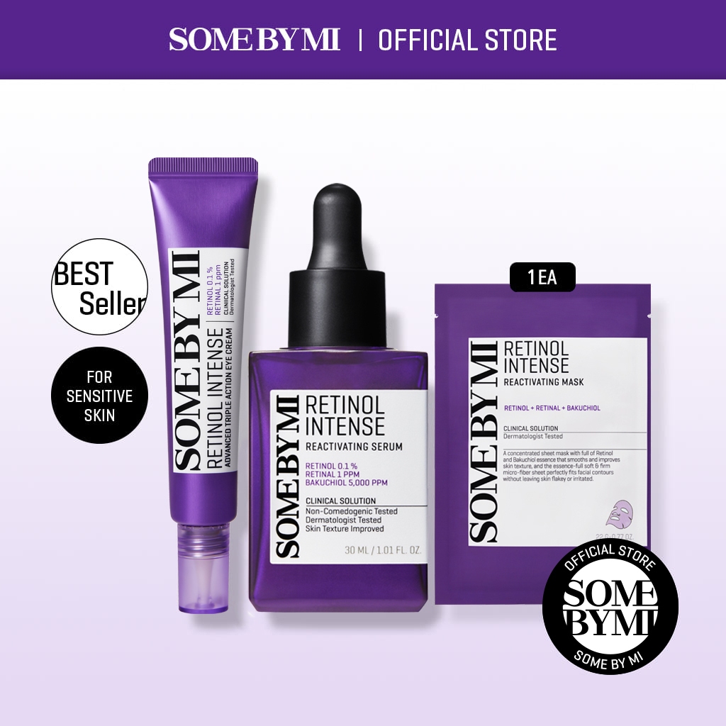 SOMEBYMI Retinol Intense Set(Eye Cream, Serum, Sheet Mask) [Wrinkle ...