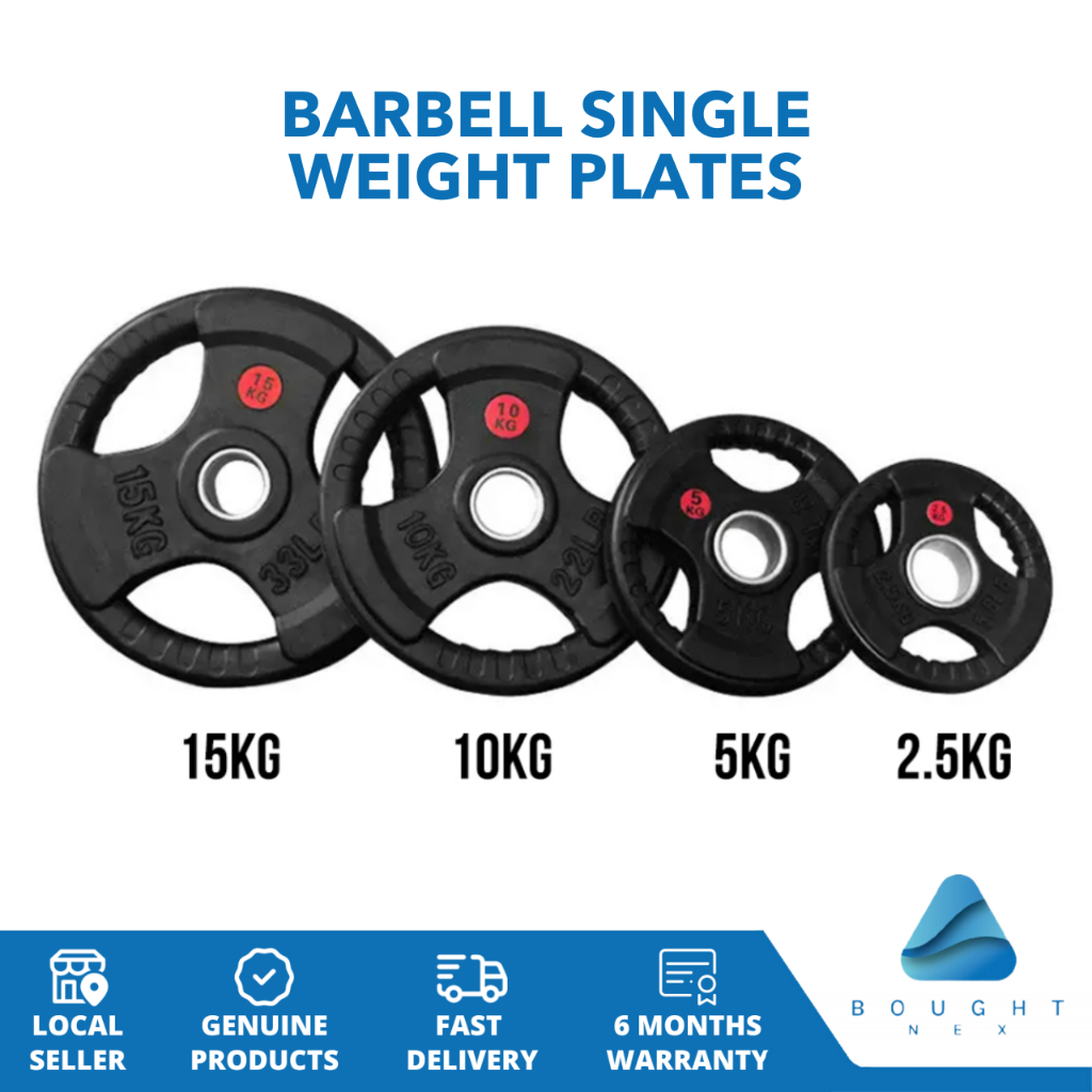 Barbell Plates for Home Gym - Premium Weight Plates for Weightlifting ...