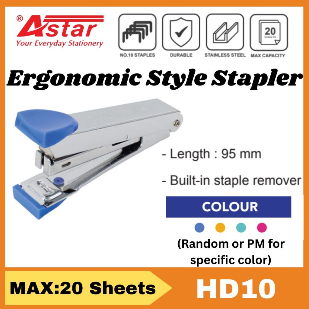 Astar Stapler / Ergonomic Style Stapler / Classic stapler / Length ...