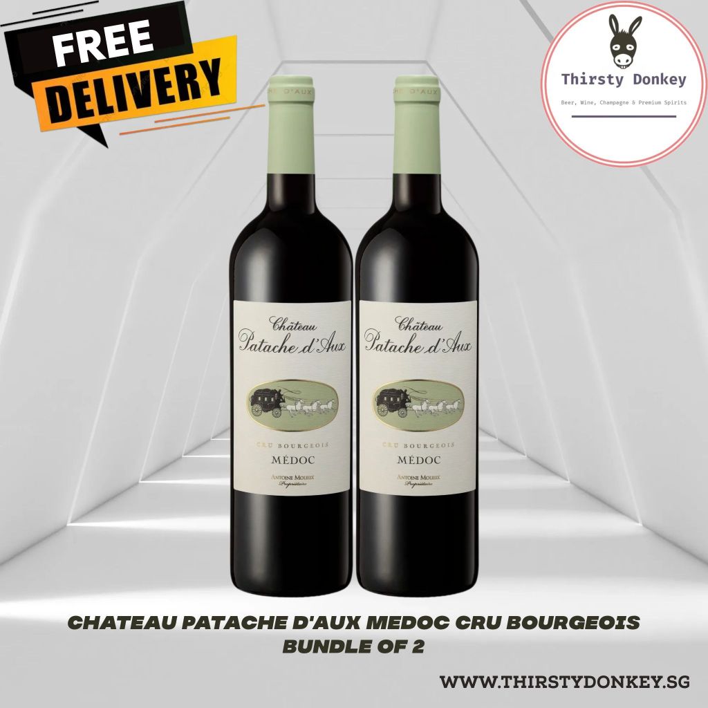 Chateau Patache d'Aux Medoc Cru bourgeois 2015 (Bundle of 2) | Shopee Singapore