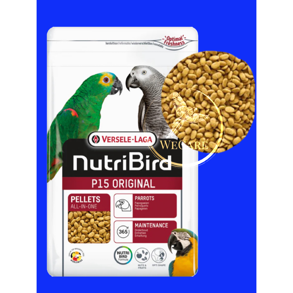 Versele-Laga Nutribird P15 Original 1kg/3kg (original bag), Parrot Bird ...