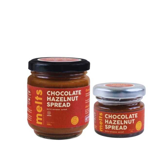 MELTS Hazelnut Spread Breakfast Spread Hazelnut Dip 200g / 30g Halal ...