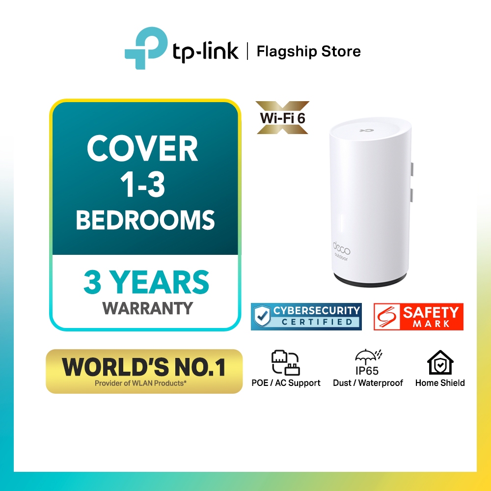 TP-Link AX3000 Outdoor Whole Home Mesh WiFi 6 Gateway Router | IP65 ...