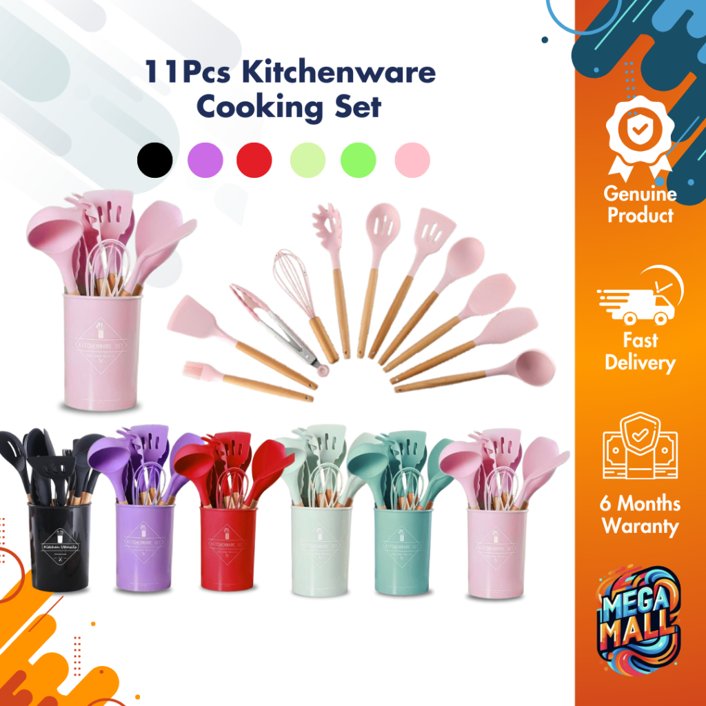 11Pcs Premium Kitchenware Cooking Set - Versatile, Durable, Complete ...