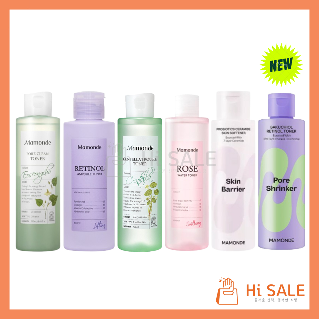 [MAMONDE] 🇰🇷 Flower Toner 250ml (Retinol Ampoule / Pore Clean ...