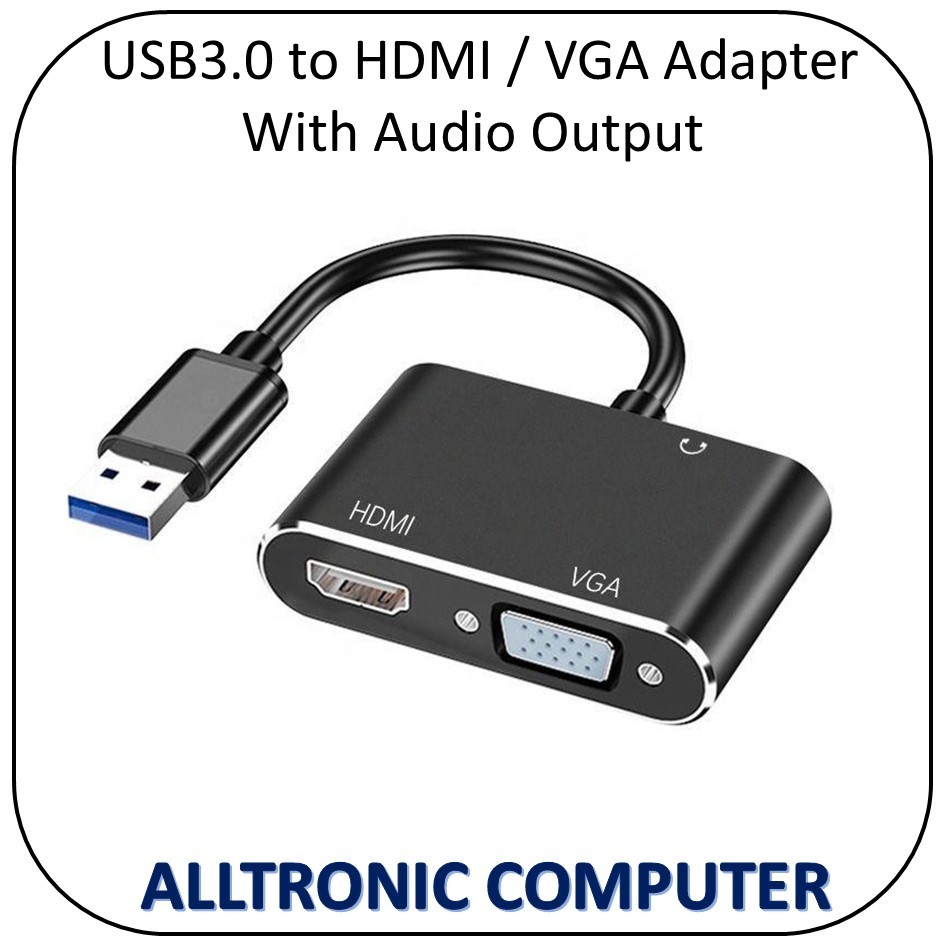 USB3.0 to HDMI VGA Adapter , USB to HDMI , USB to VGA Adapter with ...