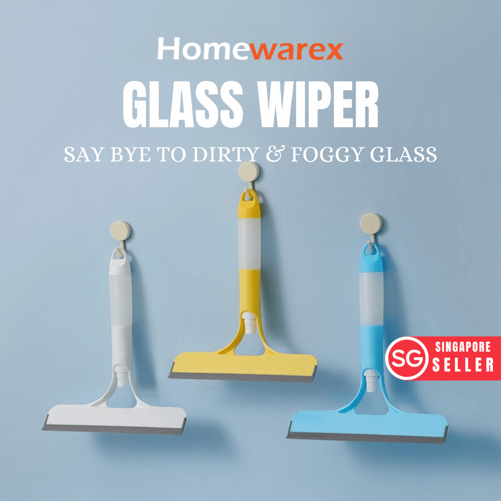 [Local Seller] 3 In 1 Multifunctional Glass Wiper Spray Bottle Sponge ...