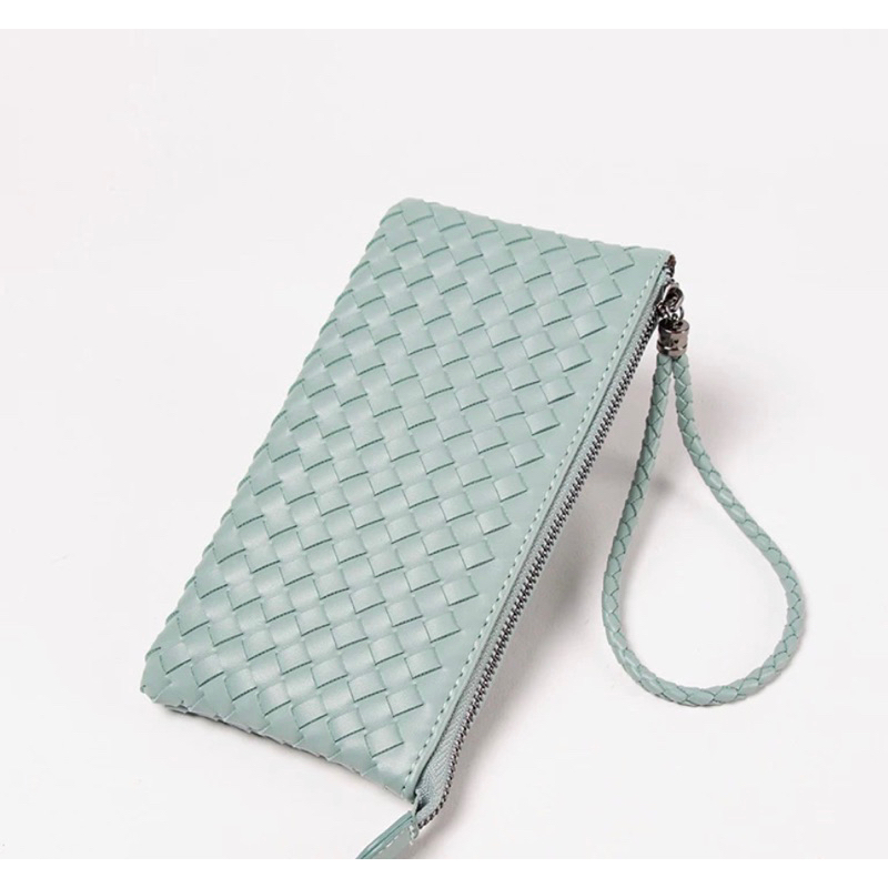 PU leather long wallet phone wristlet bag coin purse | Shopee Singapore